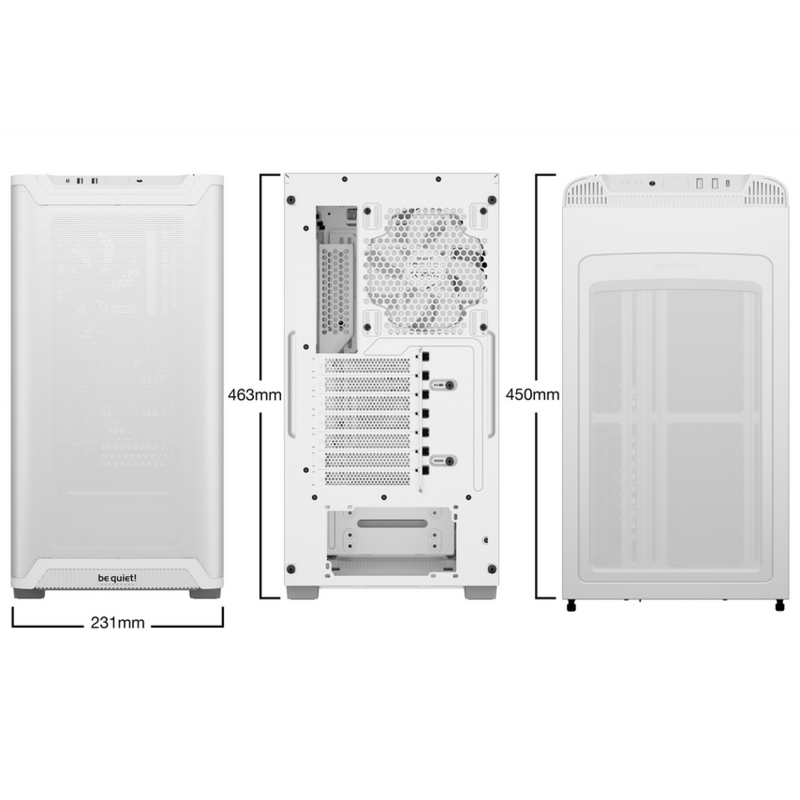Buy Be Quiet! Pure Base 501 Airflow - White | Smart Computers Bristol